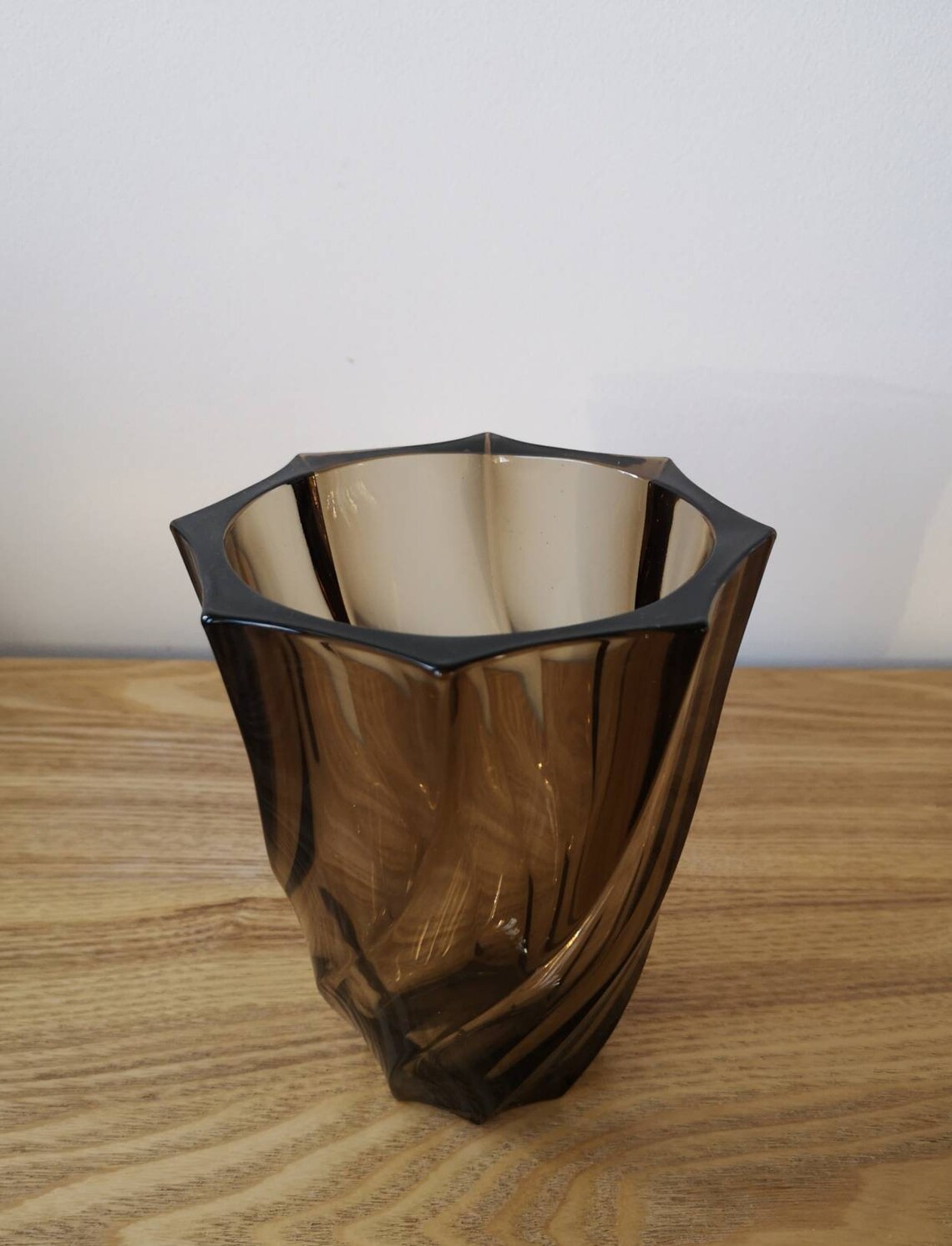 Vintage Luminarc Glass Vase - Etsy UK