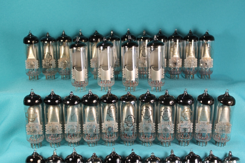 4 PCS 6E1P / 6BR5 / EM80. Magic Eye Tubes. Reflector.tested.1960 ...