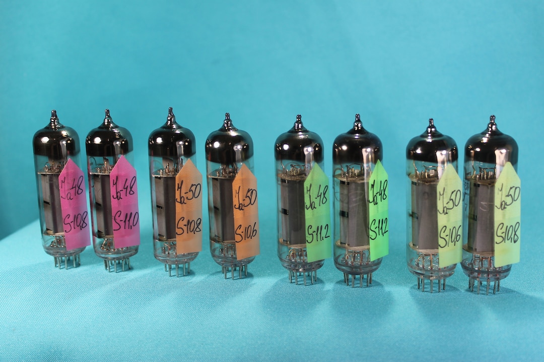 Matched Pair 6P14P-EV (EB) / EL84 / 6BQ5 / 7189. Vacuum Pentode Tubes ...