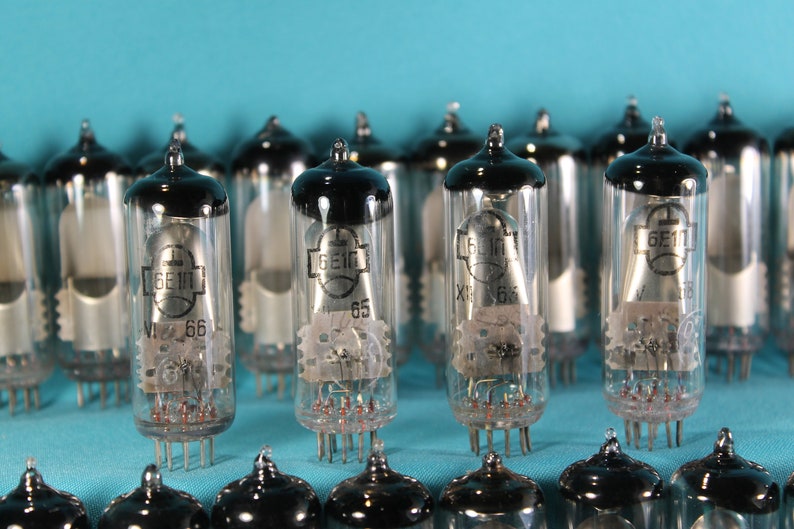 4 PCS 6E1P / 6BR5 / EM80. Magic Eye Tubes. - Etsy