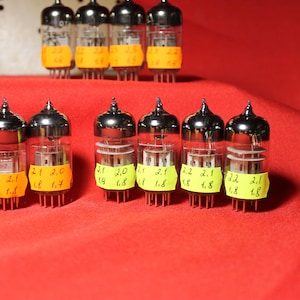 Matched Quad 4 PCS 6N2P-EV /12AX7 /ECC83 Double Triode Tubes 6.3v.hi-fi ...