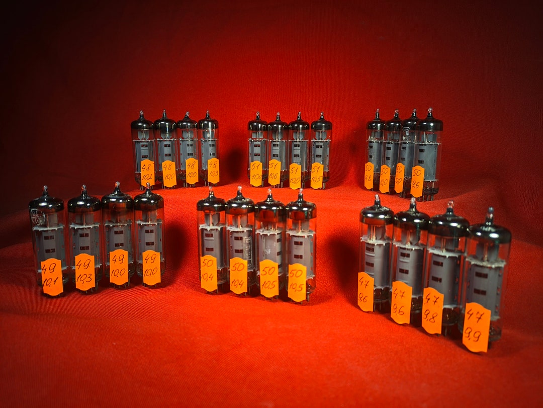 Matched Quad. 4 Pcs EL84 / 6BQ5 / 7189 / 6P14P / N709. Vacuum Pentode ...