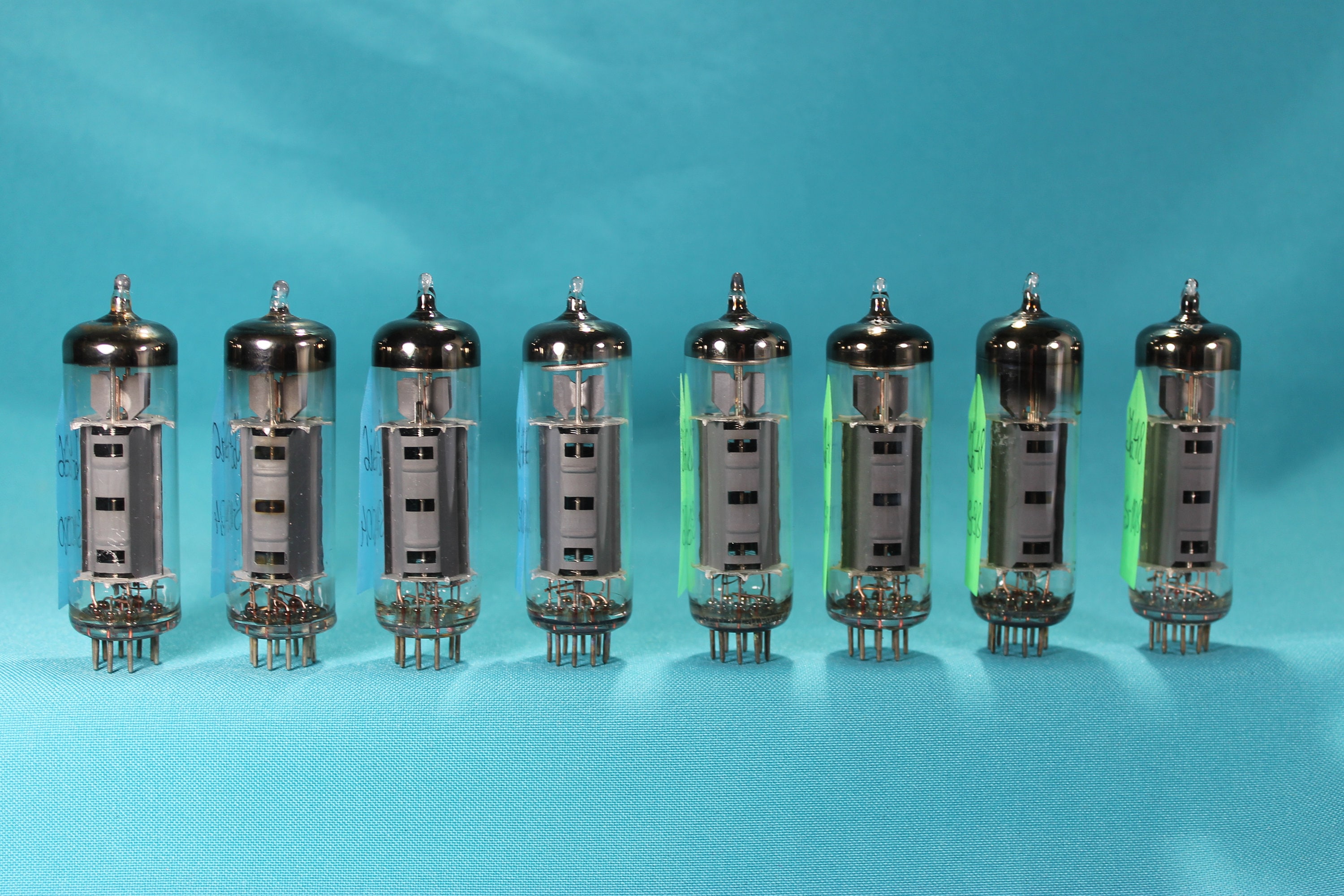 Rare Matched Quad. 4 Pcs EL84/6BQ5/7189/6P14P Vacuum Pentode Tubes ...