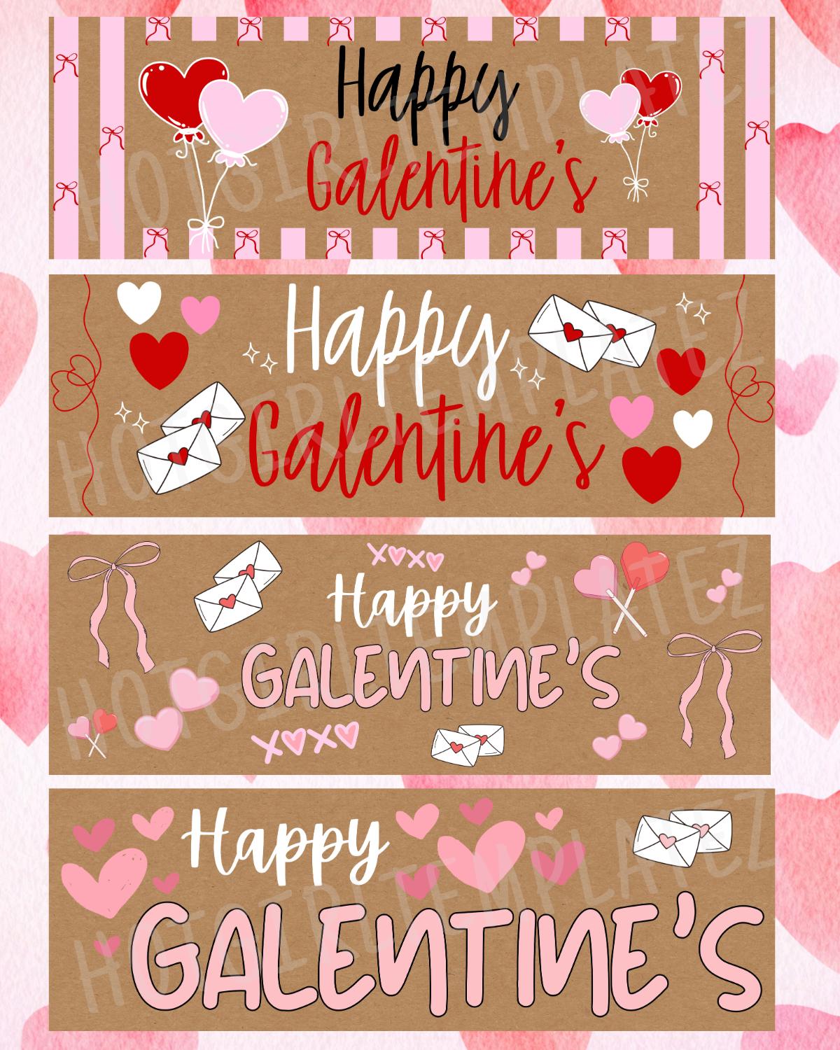 Galentine's Party Banners - Instant Download - Print at Walgreens - Etsy