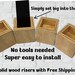 6" X 6" Solid Wood Furniture/bed Riser (sold Individually, Not as a Set ...