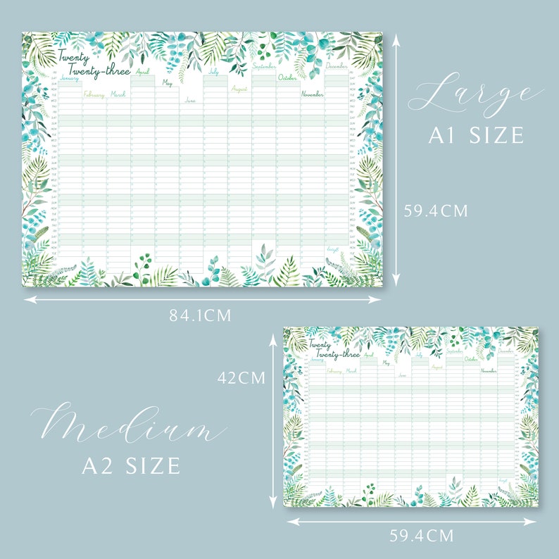2025-26 Academic Wall Planner | Yearly Planner | Mid Year Calendar ...