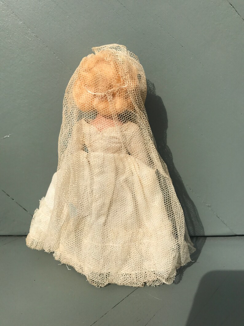 Vintage Antique 1940's Rosebud Bride Doll Composition - Etsy