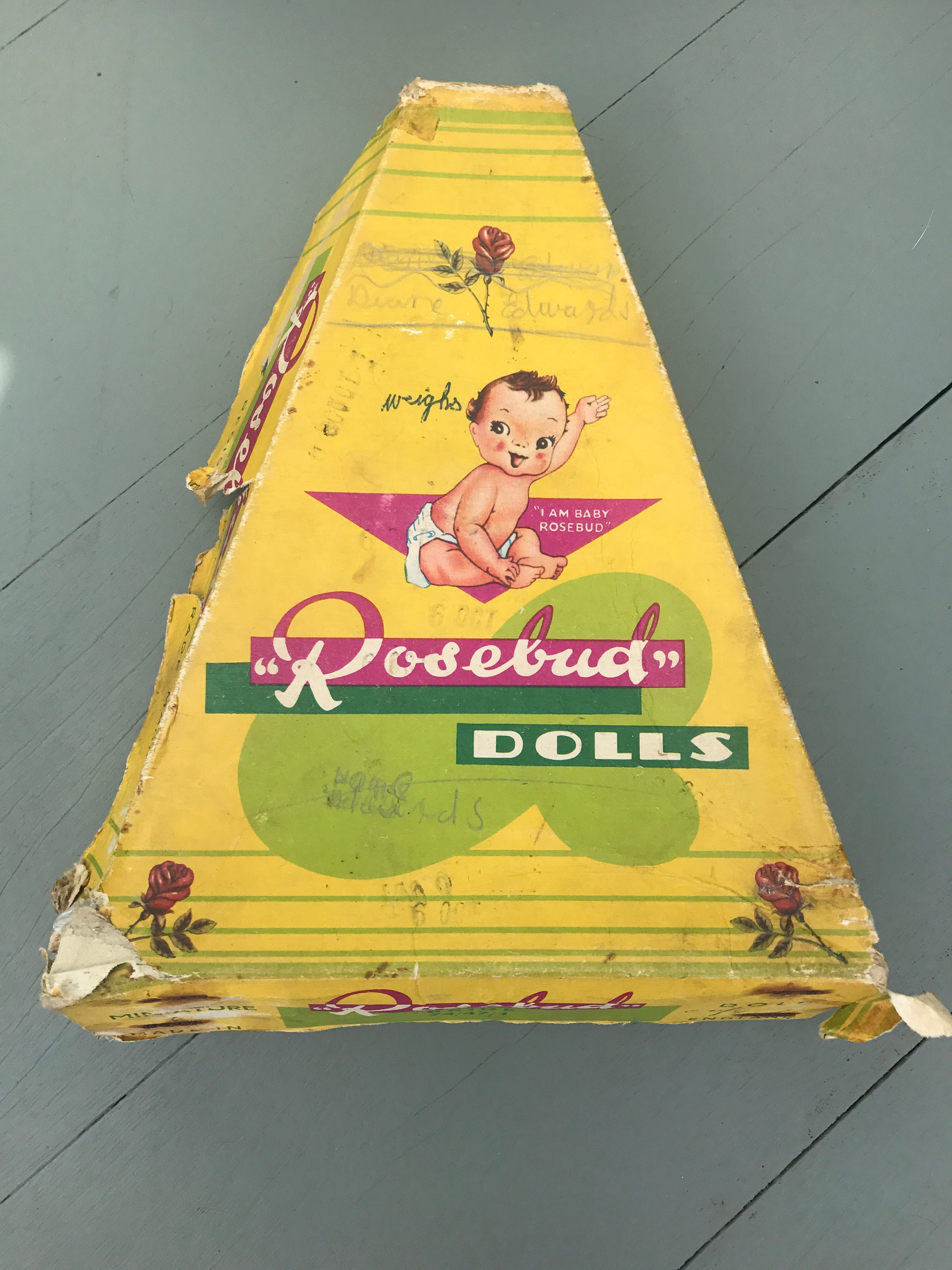 Vintage Antique 1940's Rosebud Bride Doll Composition - Etsy