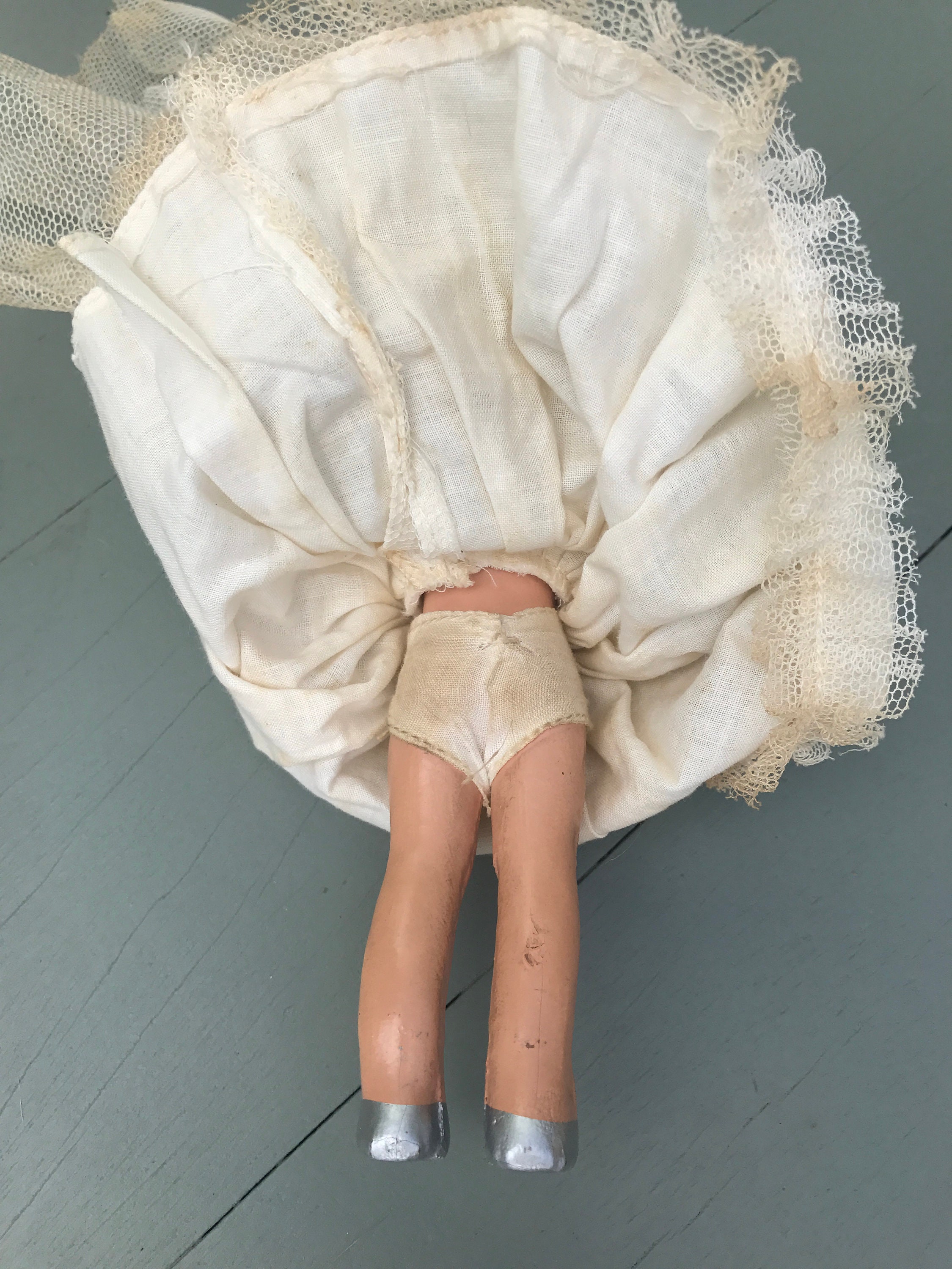 Vintage Antique 1940's Rosebud Bride Doll Composition - Etsy Denmark