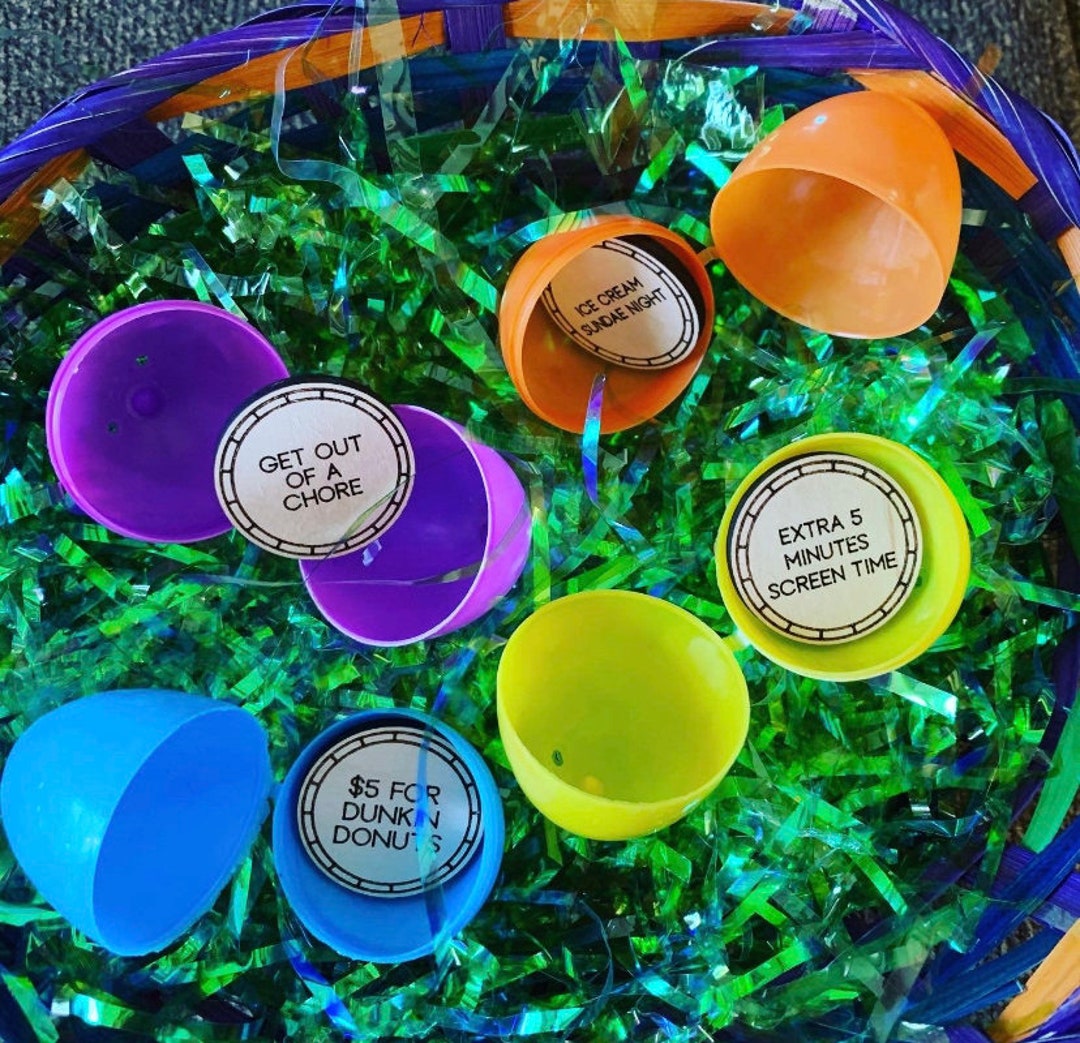 Ester Egg Token Easter Basket Filler Chore Reward - Etsy