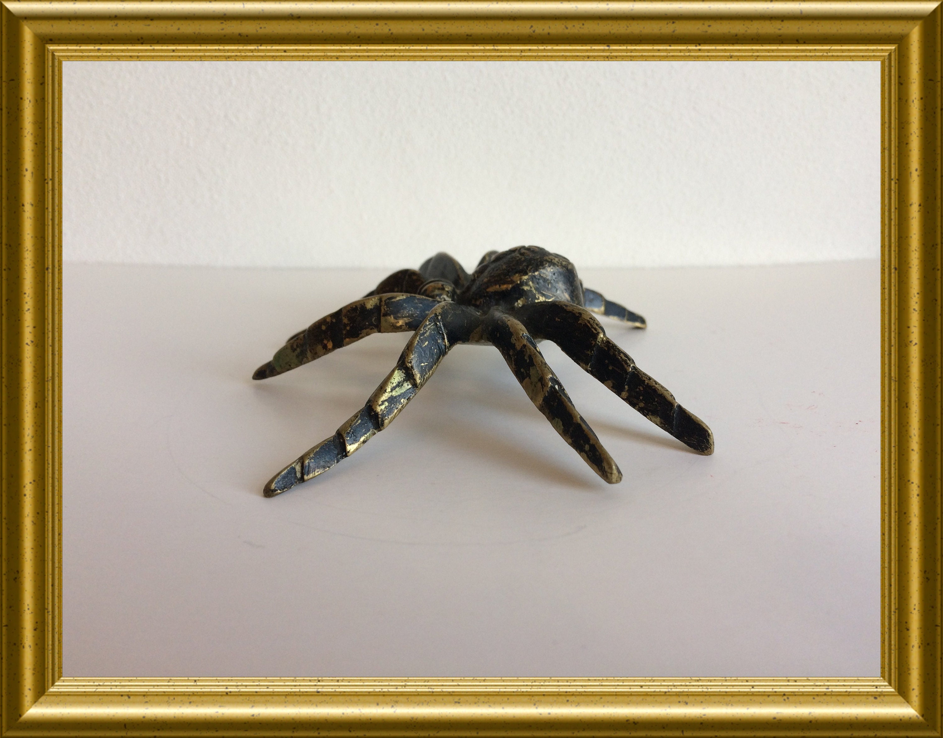 Vintage Brass Spider