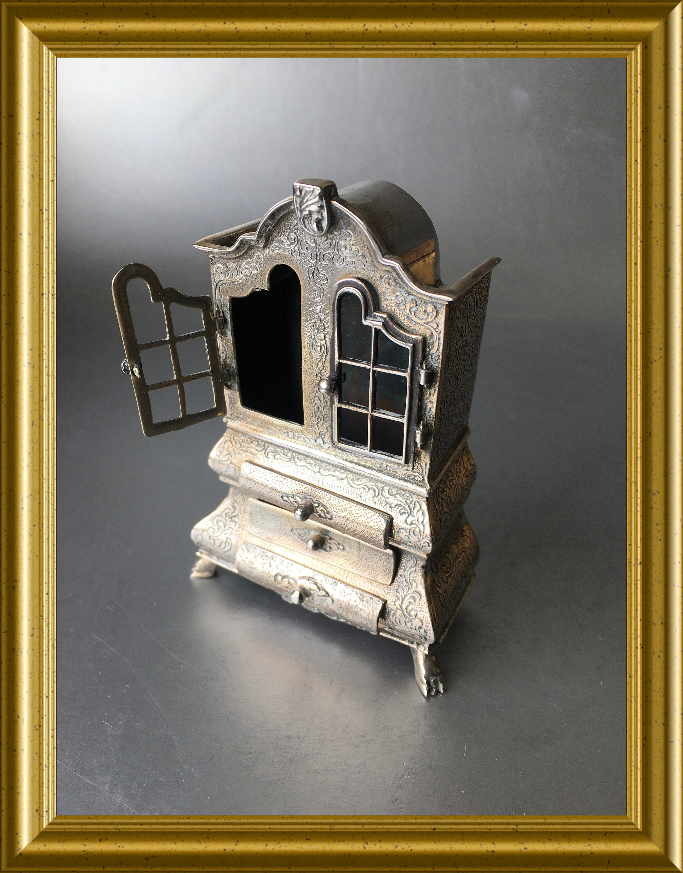 Miniature silver cabinet, large model