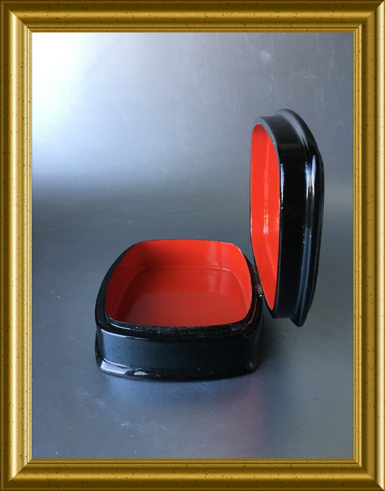 Vintage Hand Painted Lacquer Box: Mucha - Etsy