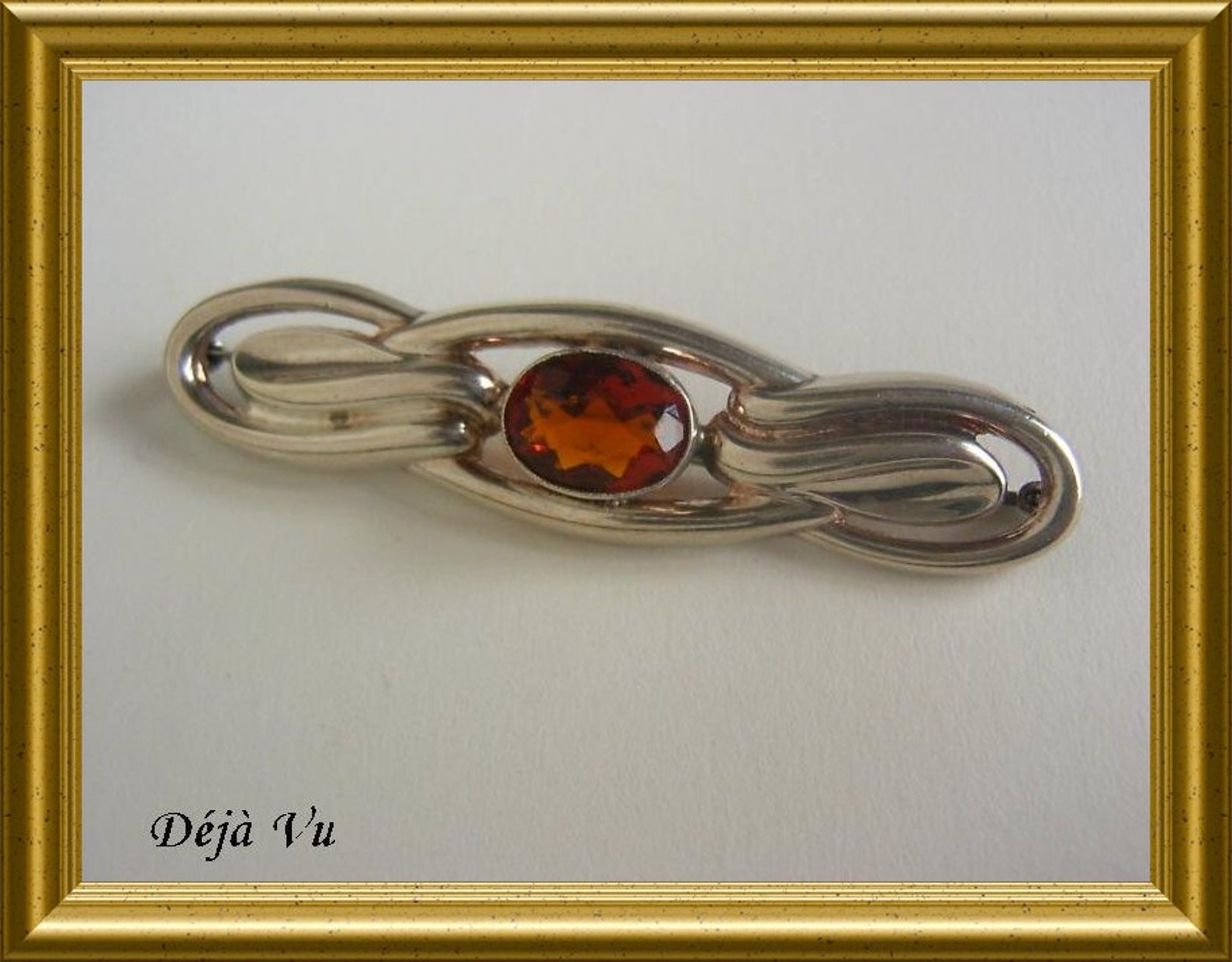 Vintage Silver Brooch - Etsy