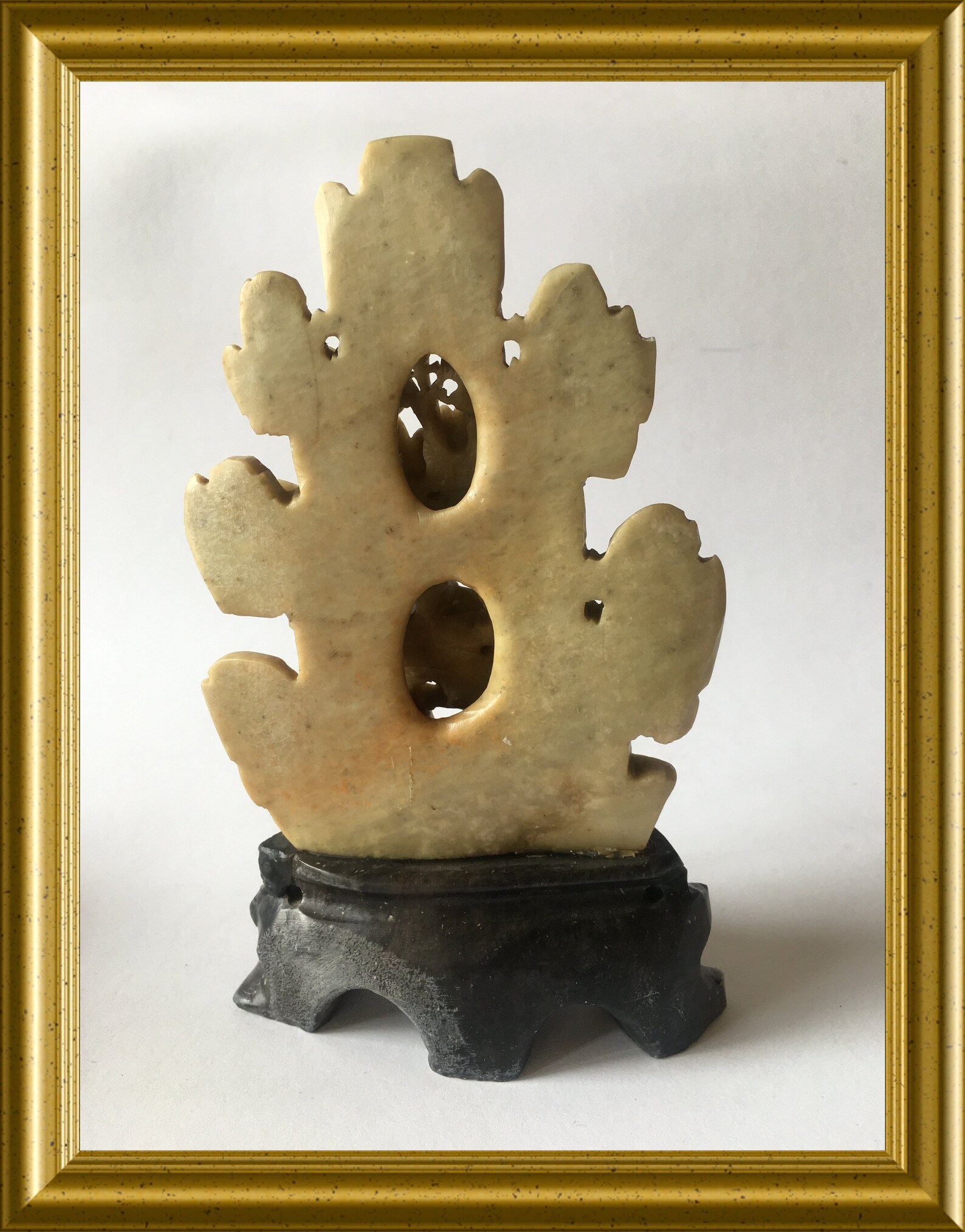 Lovely Chinese Soapstone Bird Figurine: Phoenix With Flowers - Etsy