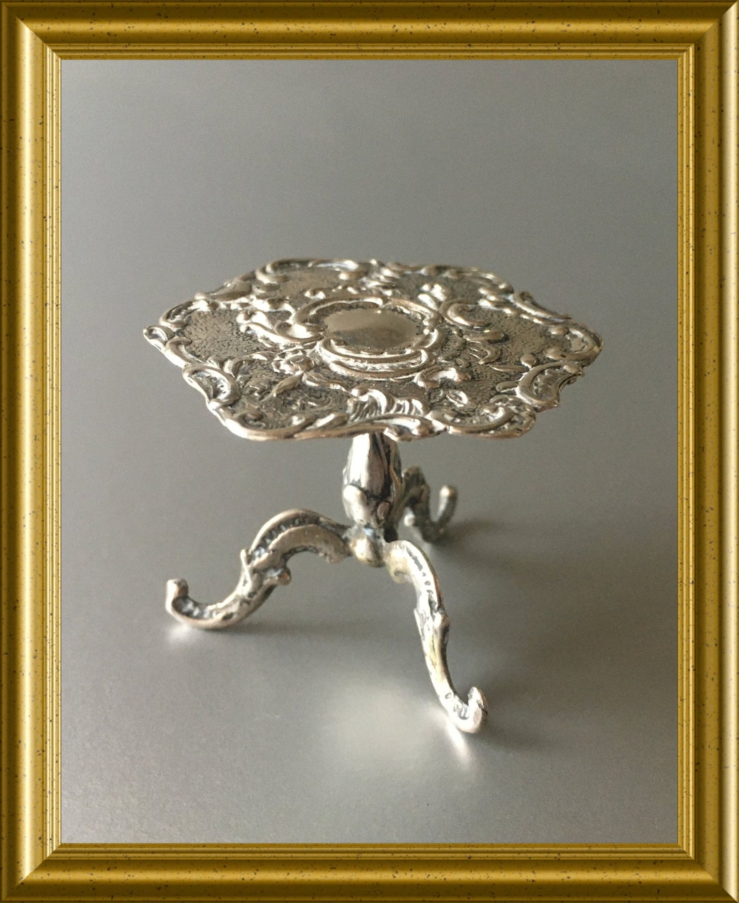 Antique Miniature Silver Table: Hanau Around 1900 - Etsy
