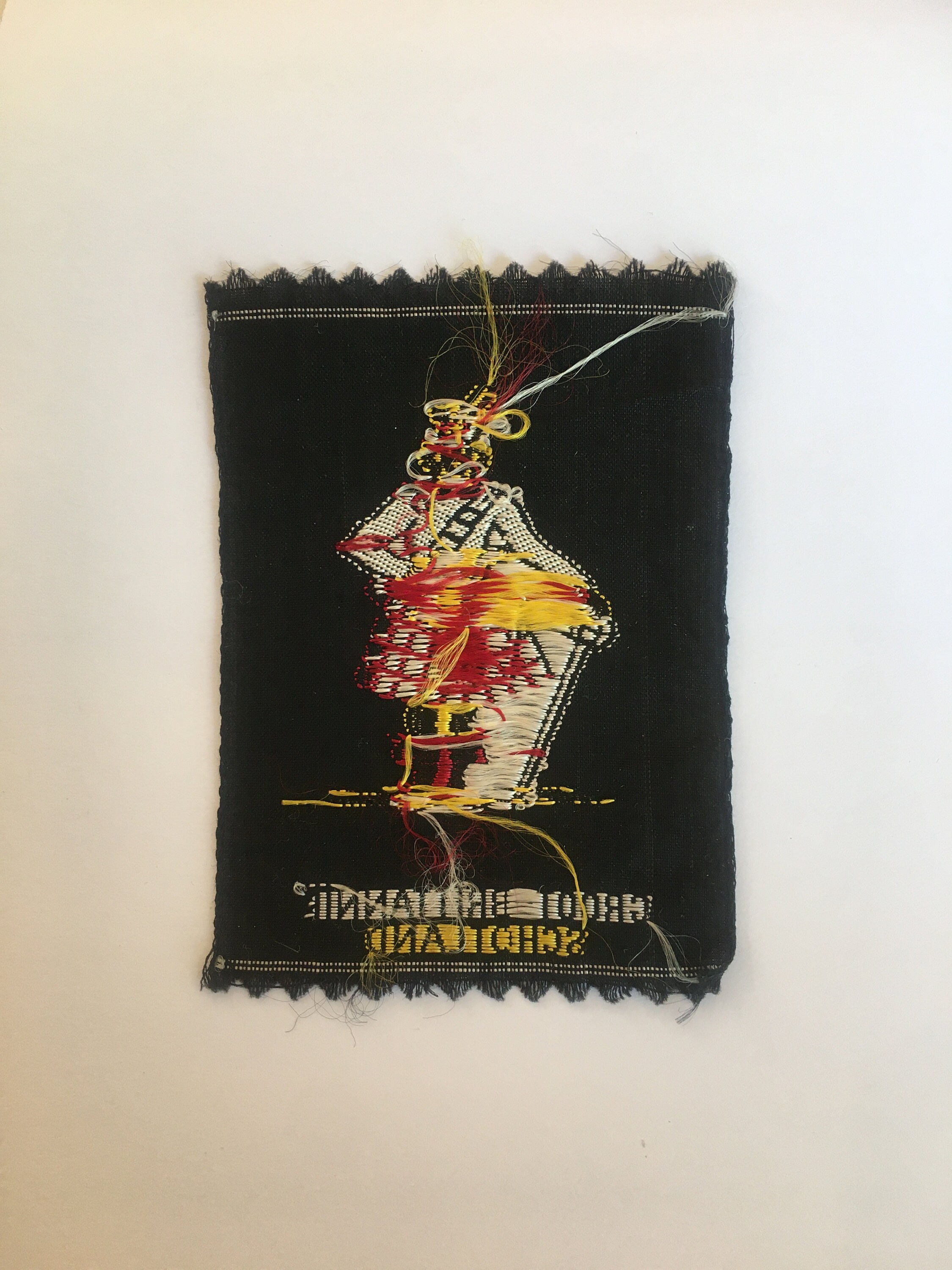 Dutch Turmac woven silk tobacco patch: kilt, Scotland, Great Brittain