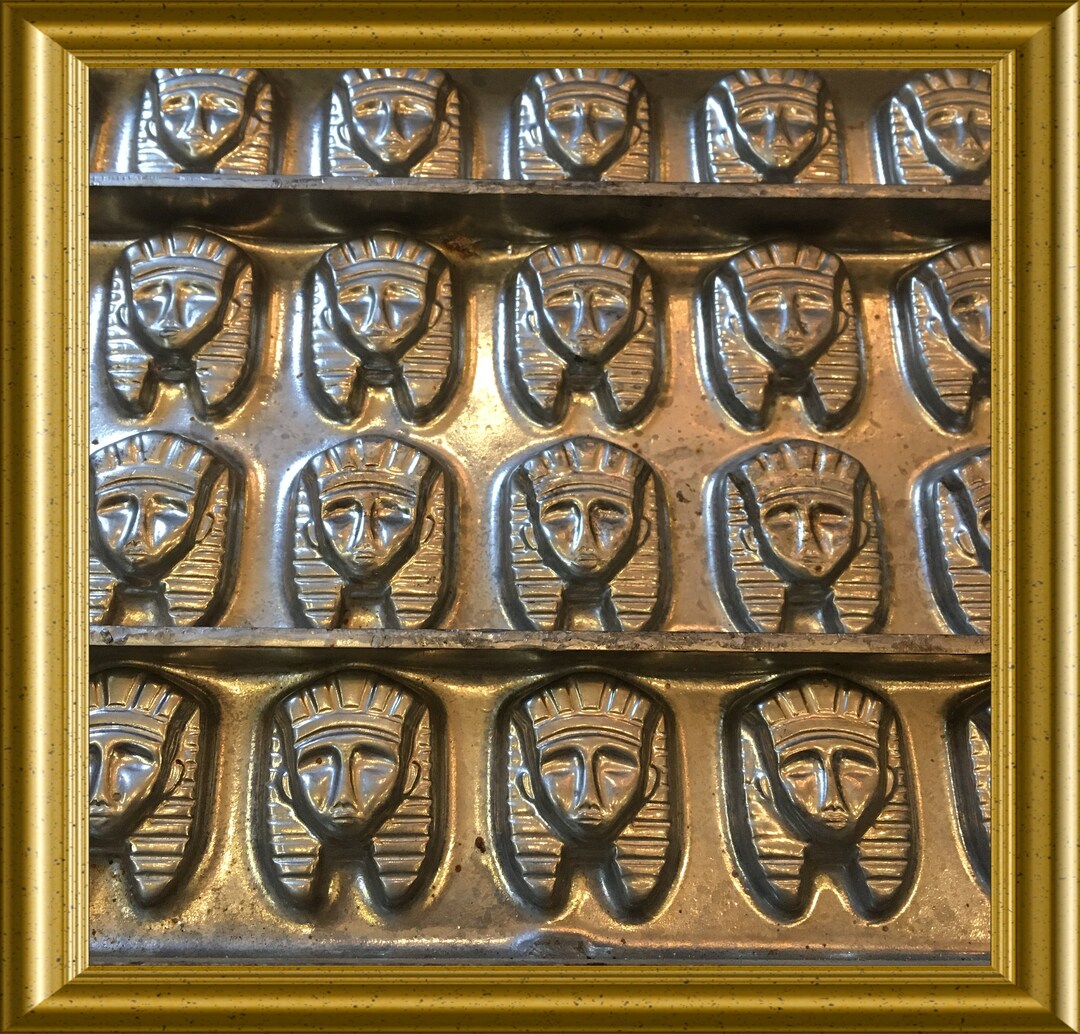 Vintage Heavy Metal Chocolate Mould Mold: Pharaoh - Etsy