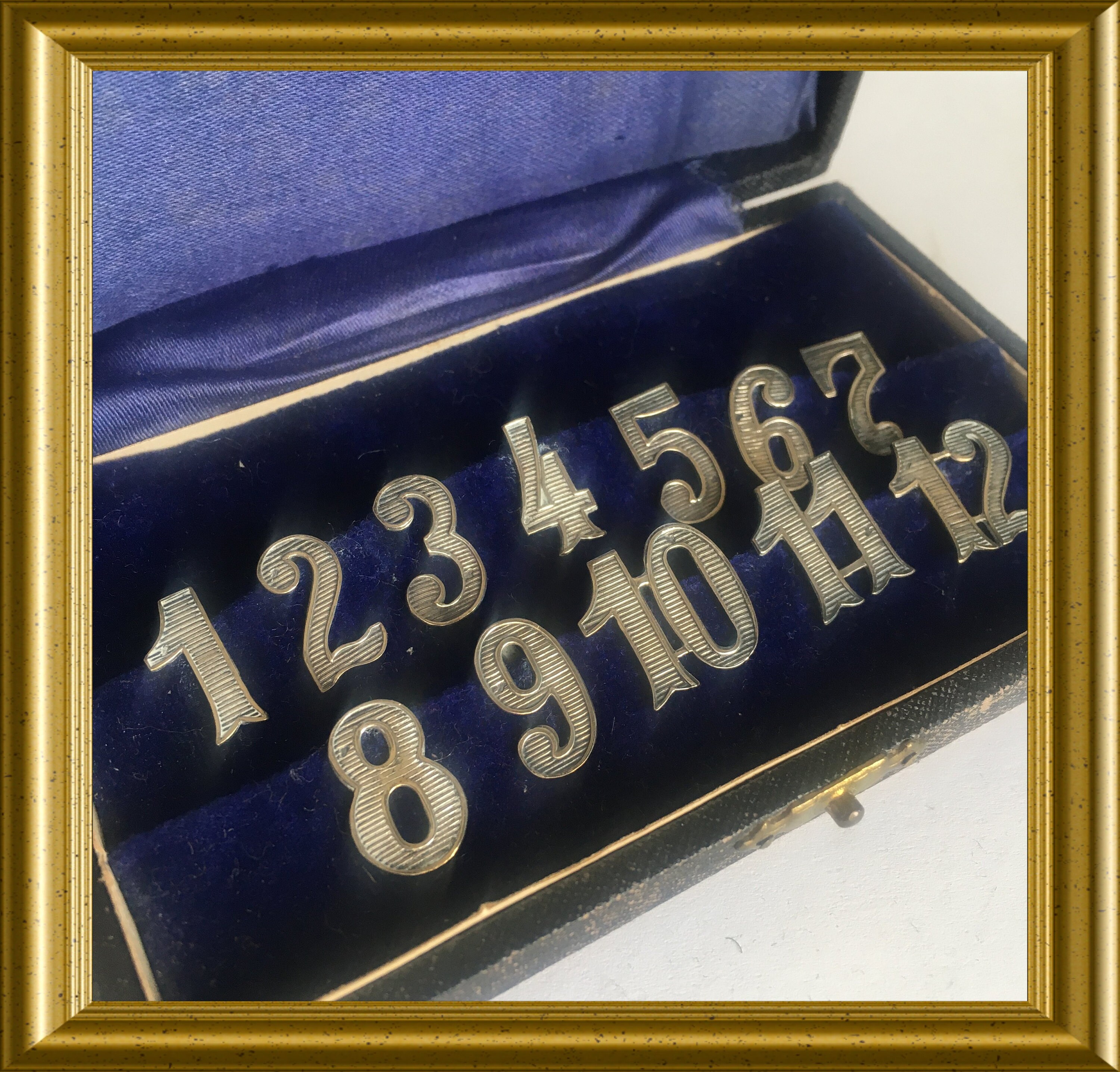 Silver 800 Numbers For Drinking Glass Recognition