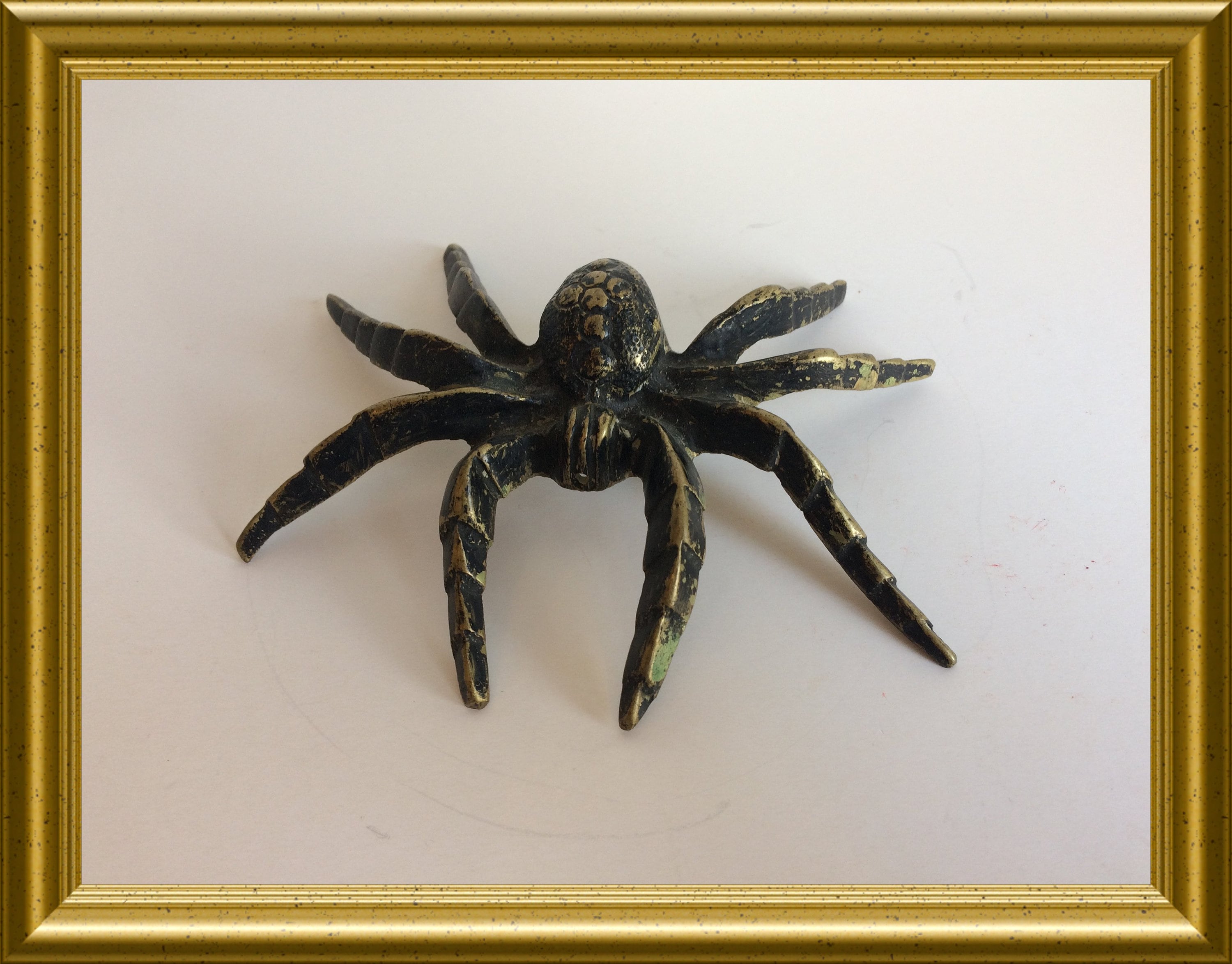 Vintage Brass Spider