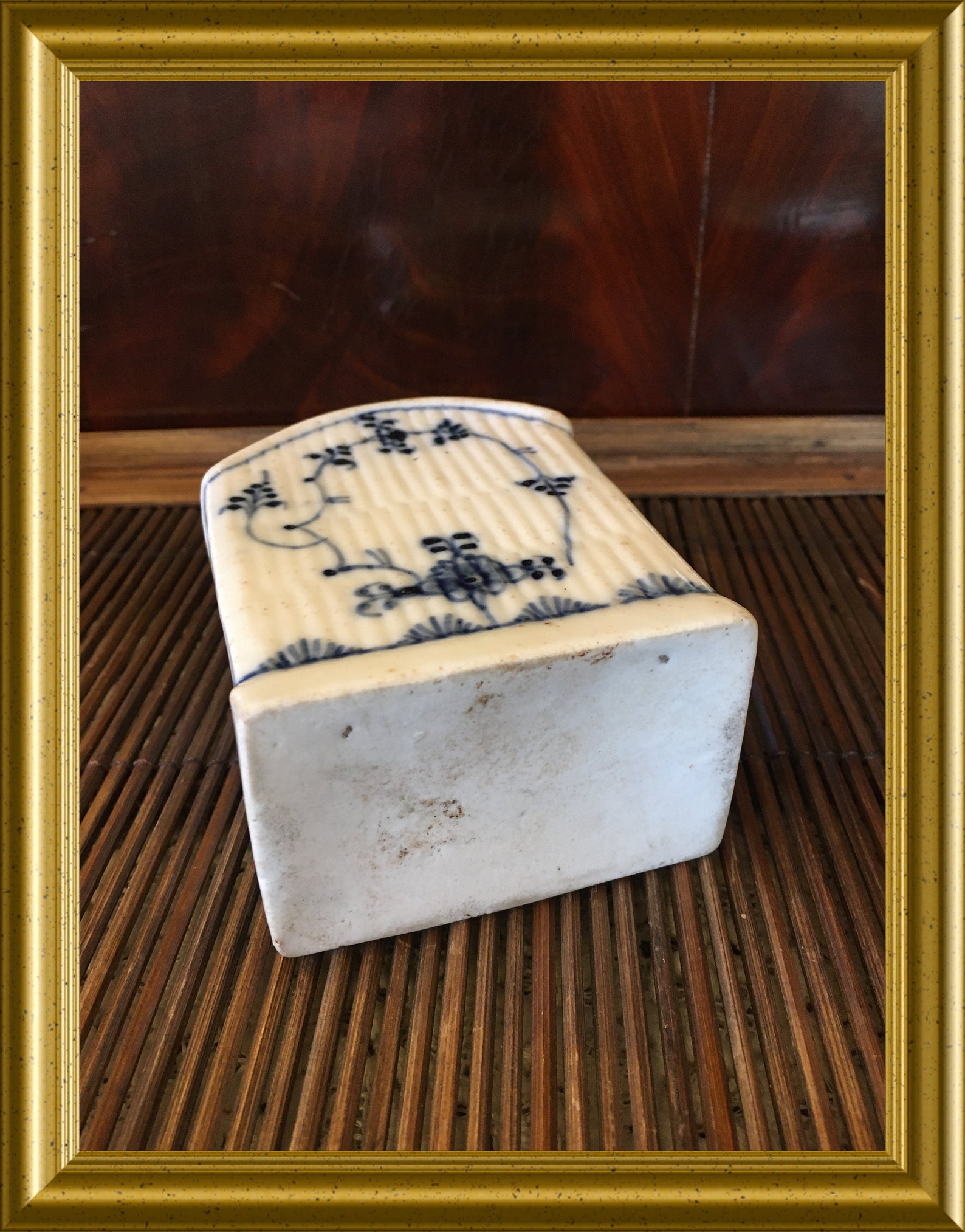 Antique Porcelain Tea Caddy - Etsy