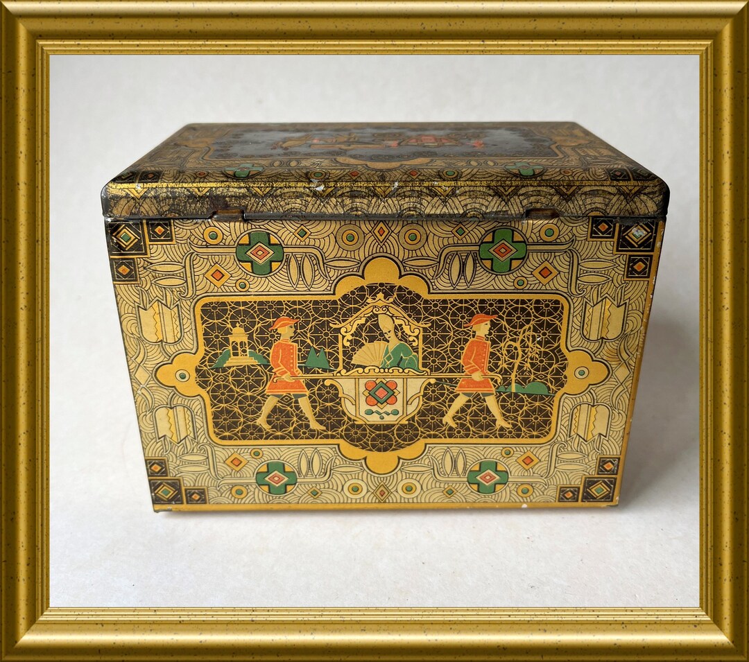 Art Deco Belgian Tin Box: Cote D' Or - Etsy