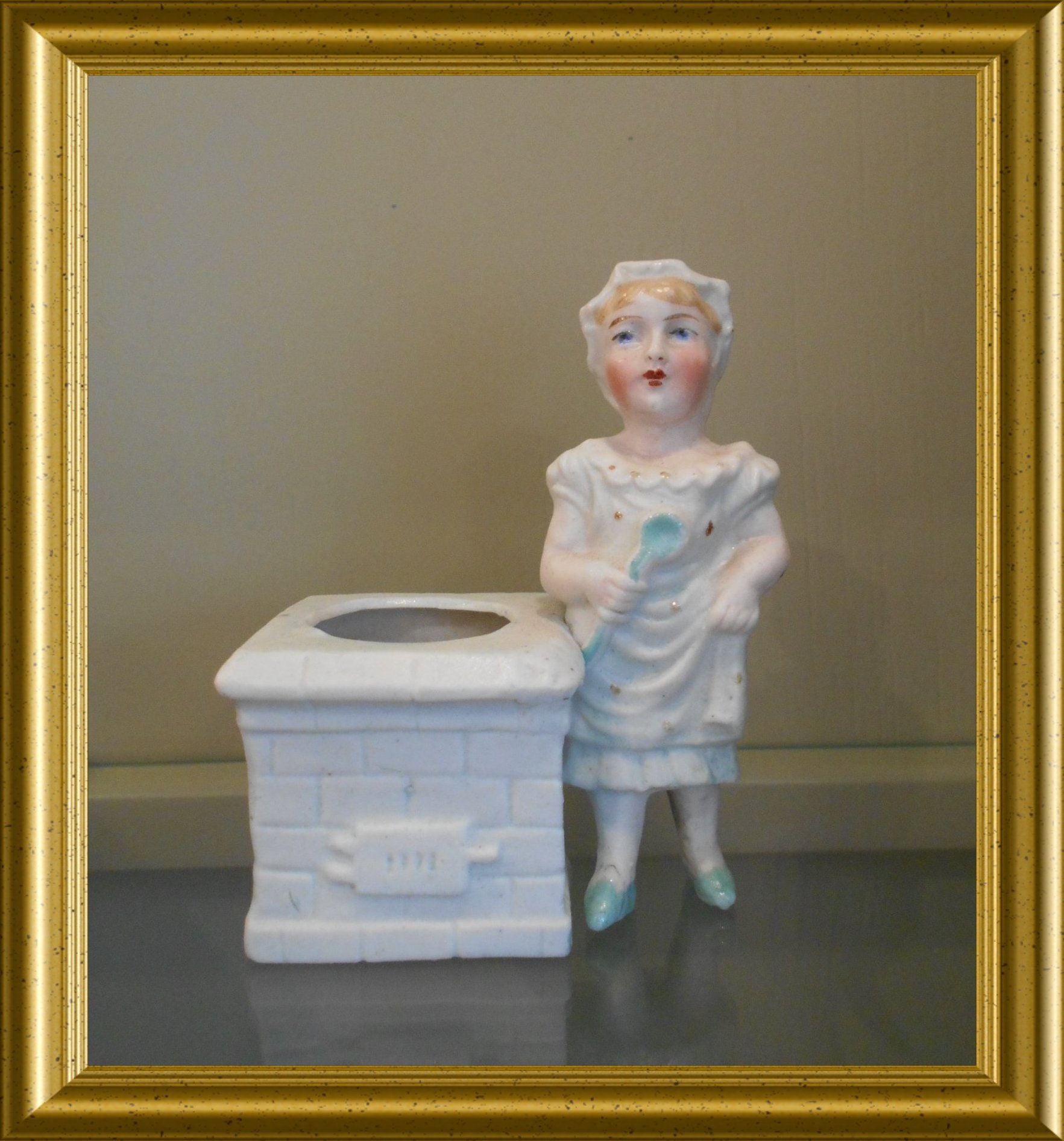 Antique bisque porcelain figurine