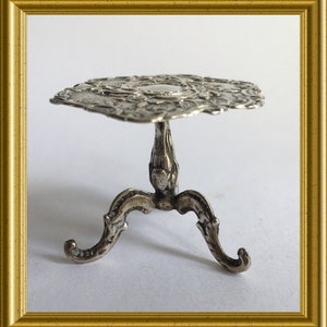 Antique Miniature Silver Table: Hanau Around 1900 - Etsy