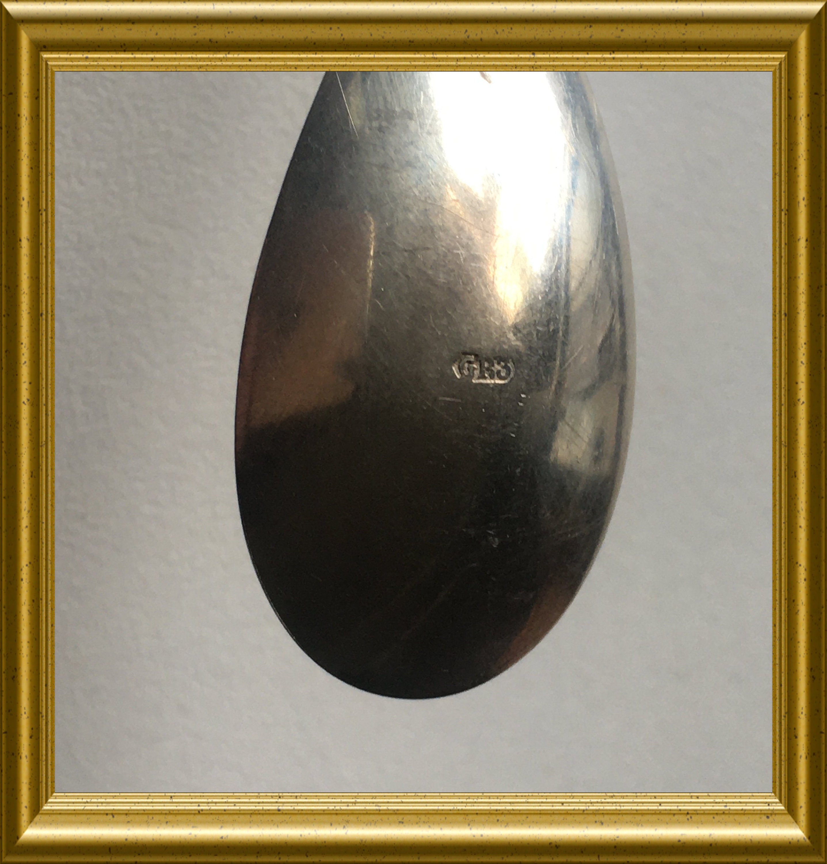 Vintage Dutch silver spoon: windmill with spinning blades