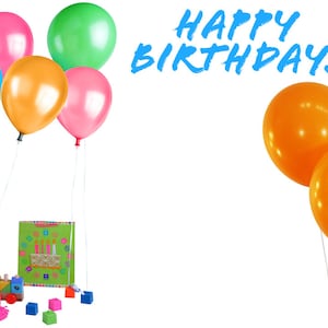 Happy Birthday Virtual Background | Zoom Custom Virtual Background | Microsoft Teams Custom ...