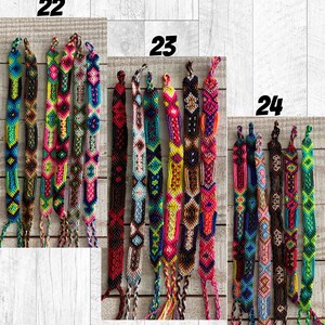 6pcs Set Mexican Woven Friendship Bracelets Handmade Adjustable Kids ...