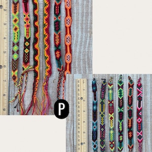Mexican Woven Friendship Bracelets: Adjustable Boho Hippie Set - Etsy