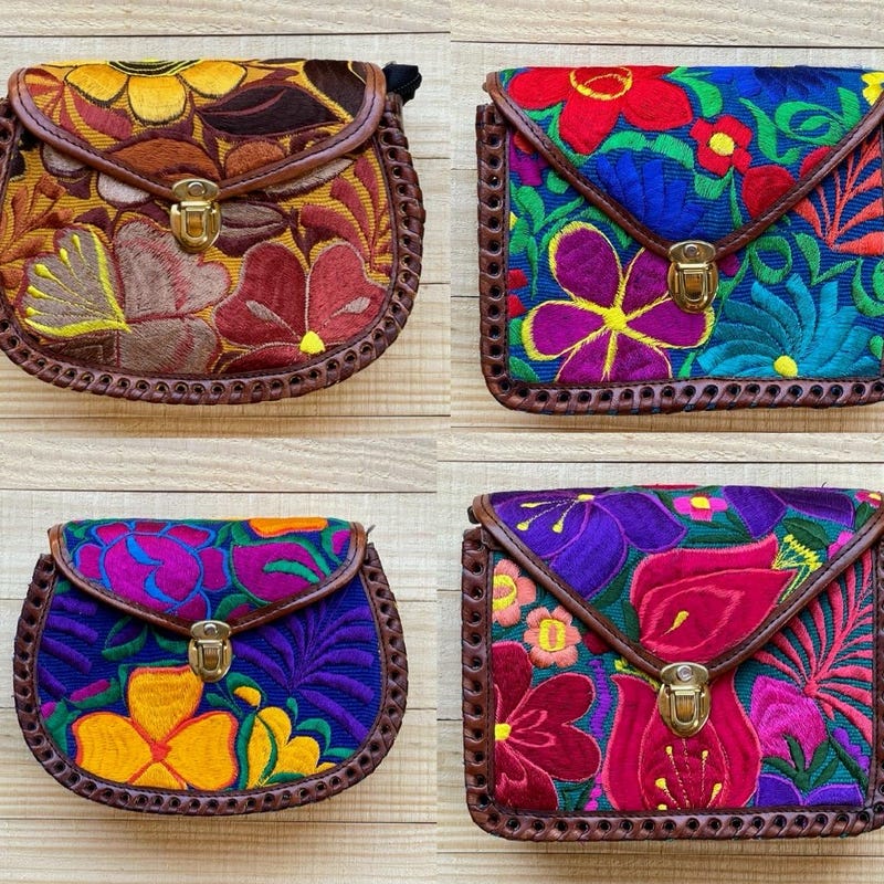 Embroidered Purse - Etsy