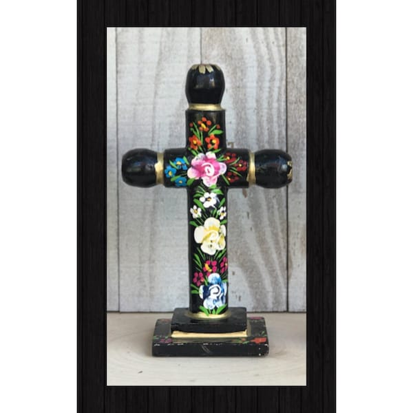 Painted Cross - Etsy