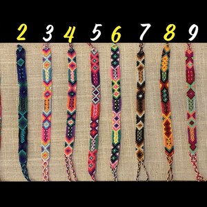 Mexican Woven Friendship Bracelets Handmade Adjustable Kids Bracelets ...