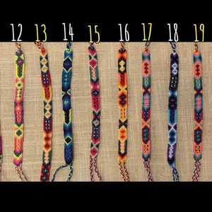 Mexican Woven Friendship Bracelets Handmade Adjustable Kids Bracelets ...