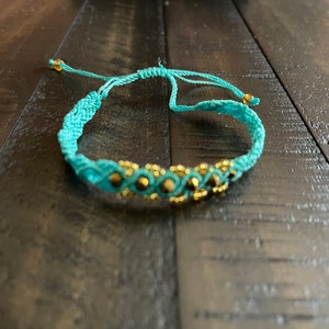 Mexican Hand Woven Bracelets Adjustable Colorful Handmade Bead ...
