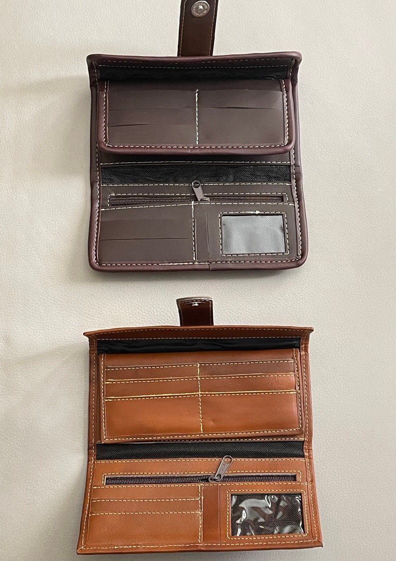 Embroidered Leather Mexican Wallet: Handmade Floral Clutch - Etsy