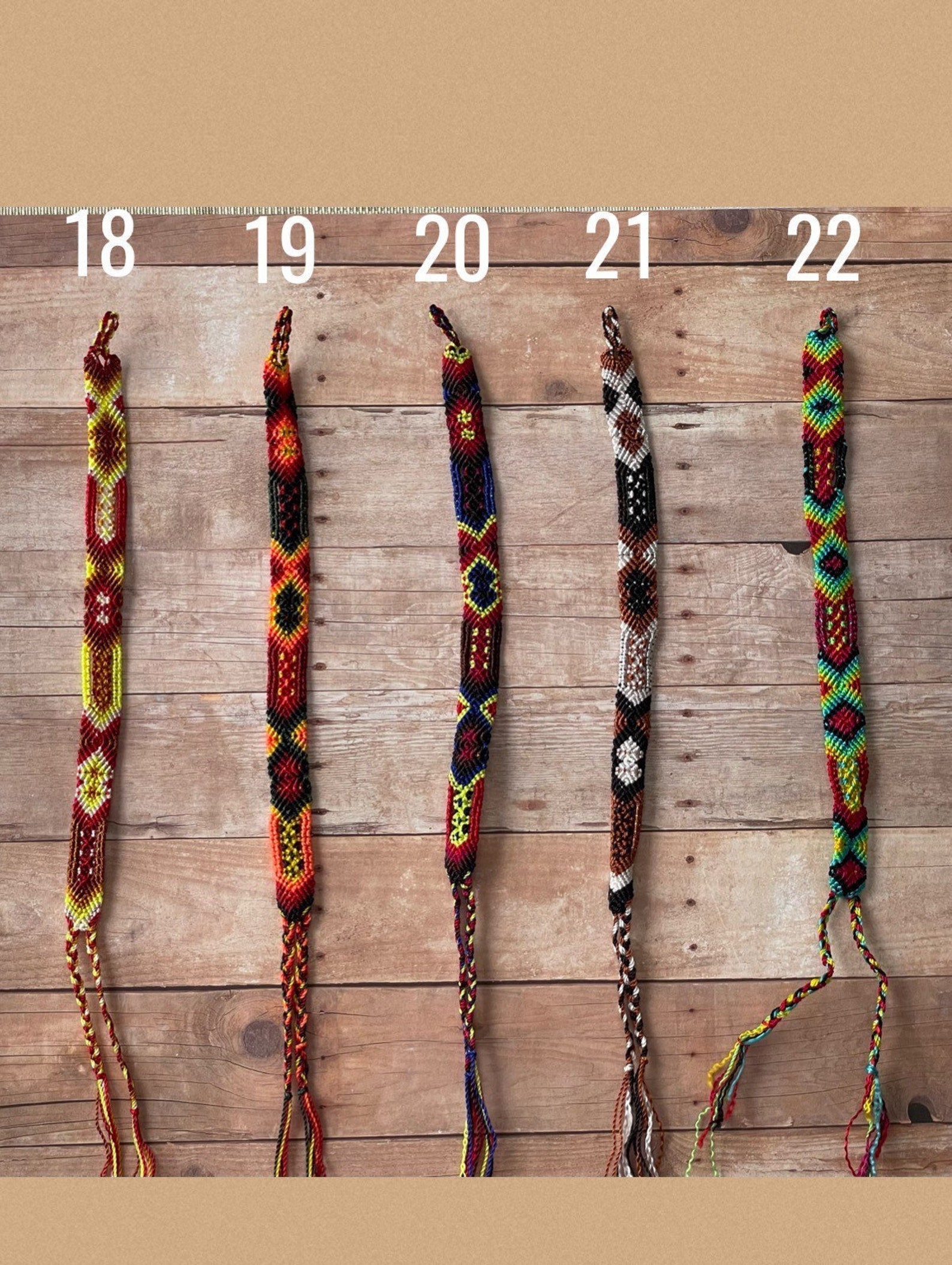 Mexican Woven Friendship Bracelets Handmade Adjustable Kids - Etsy