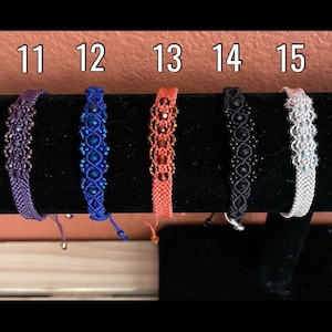 Mexican Hand Woven Bracelets Adjustable Colorful Handmade Bead ...