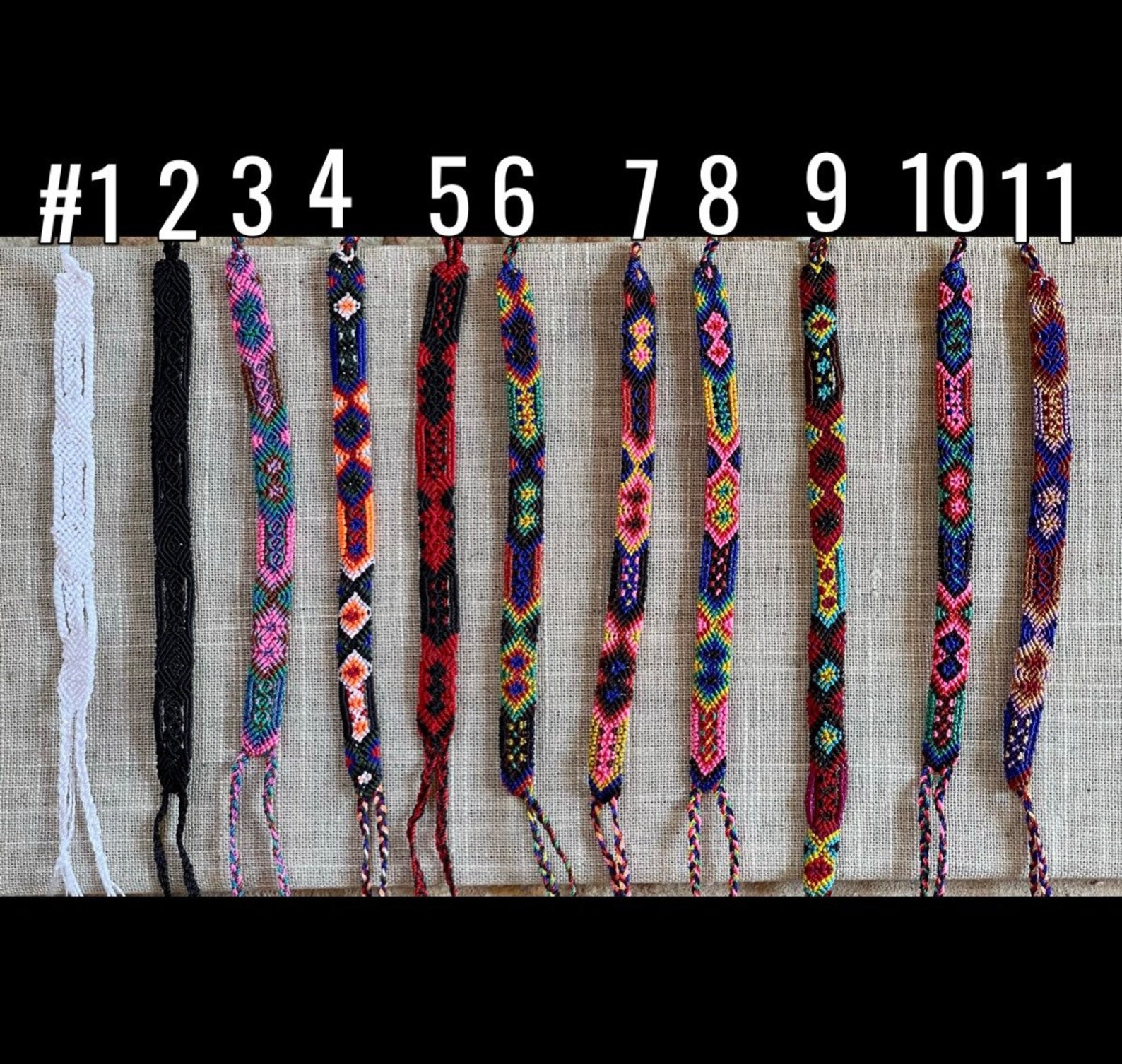 Mexican Woven Friendship Bracelets Handmade Adjustable Kids - Etsy