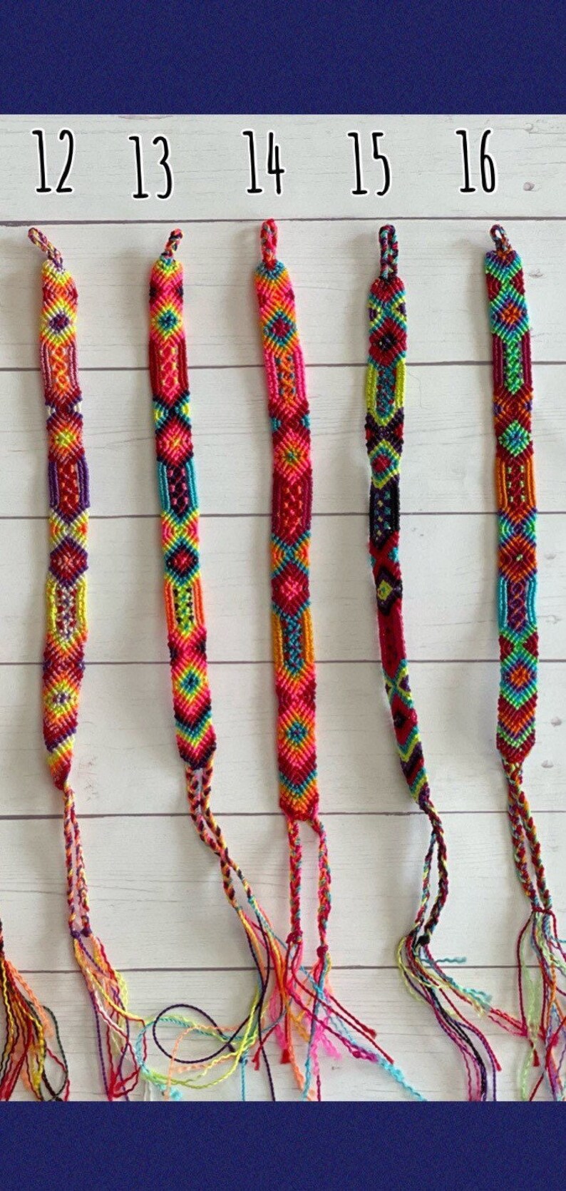 Mexican Woven Friendship Bracelets Handmade Adjustable Kids - Etsy