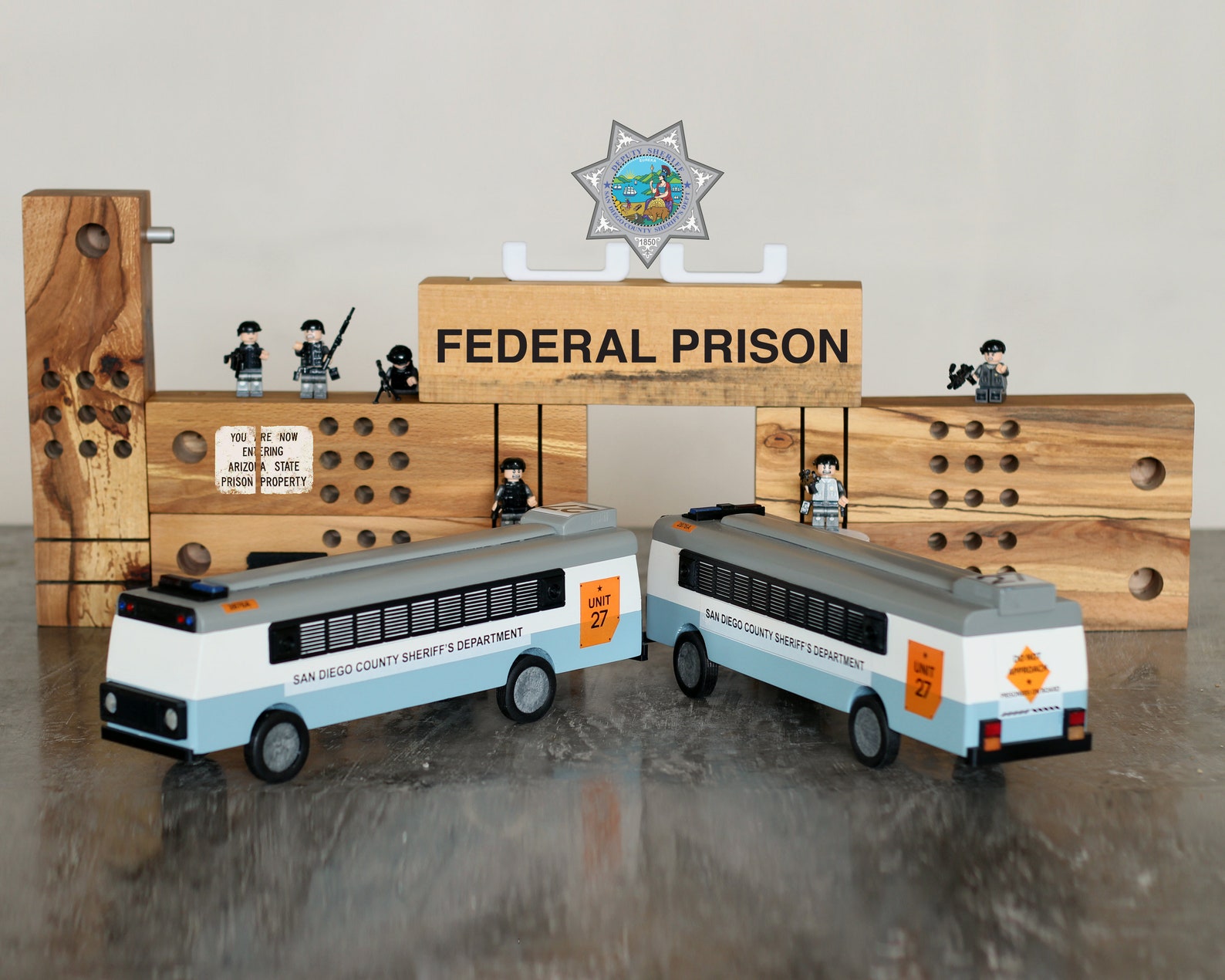 Wooden Prison Bus, Wooden Bus Toy, Lorry Bus, Wood Toy, Toy Truck - Etsy