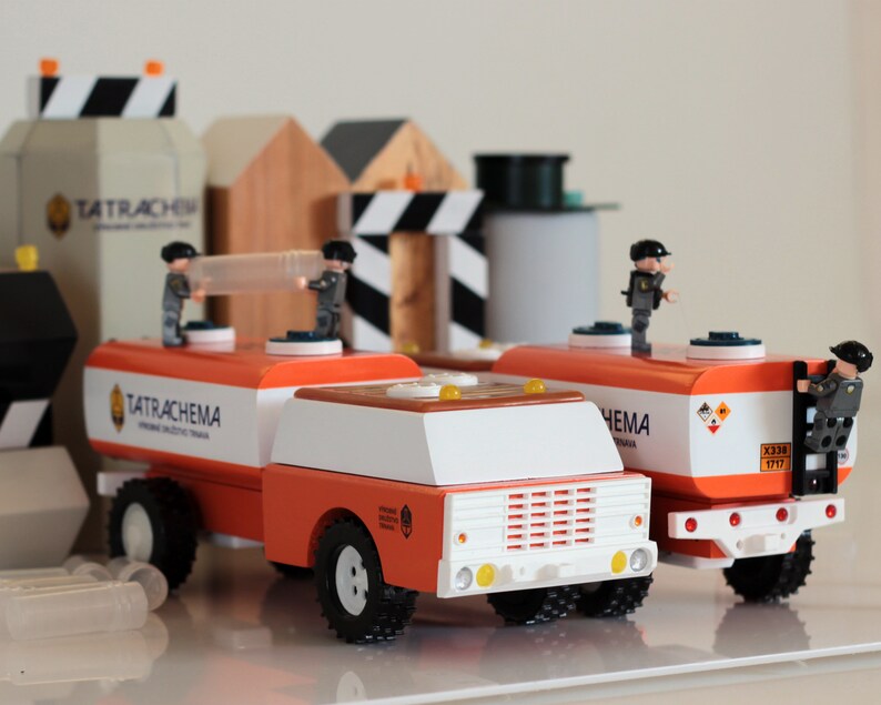 Wooden Tank Truck Toy Handmade Tanker Truck for Children - Etsy