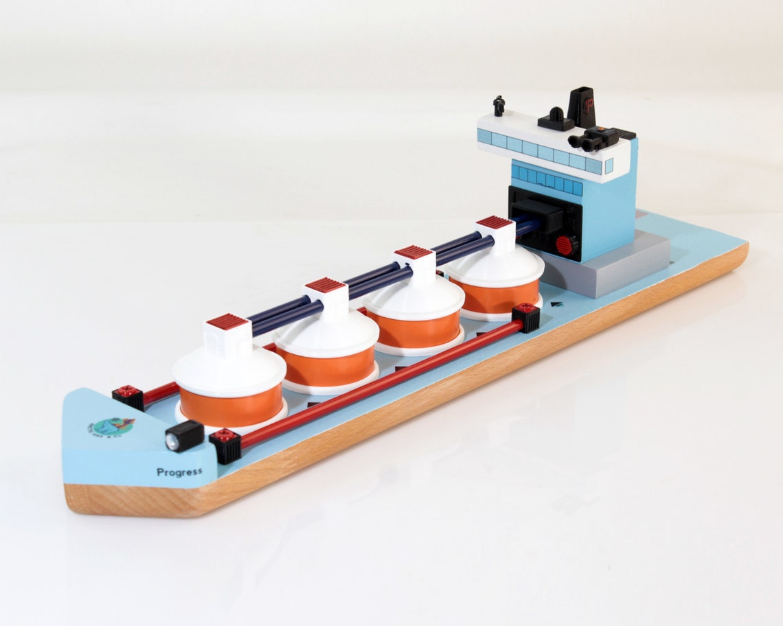 Container Wood Ship Toy, LNG Carrier, Gas Wooden Ship Toy, Wood Gas ...