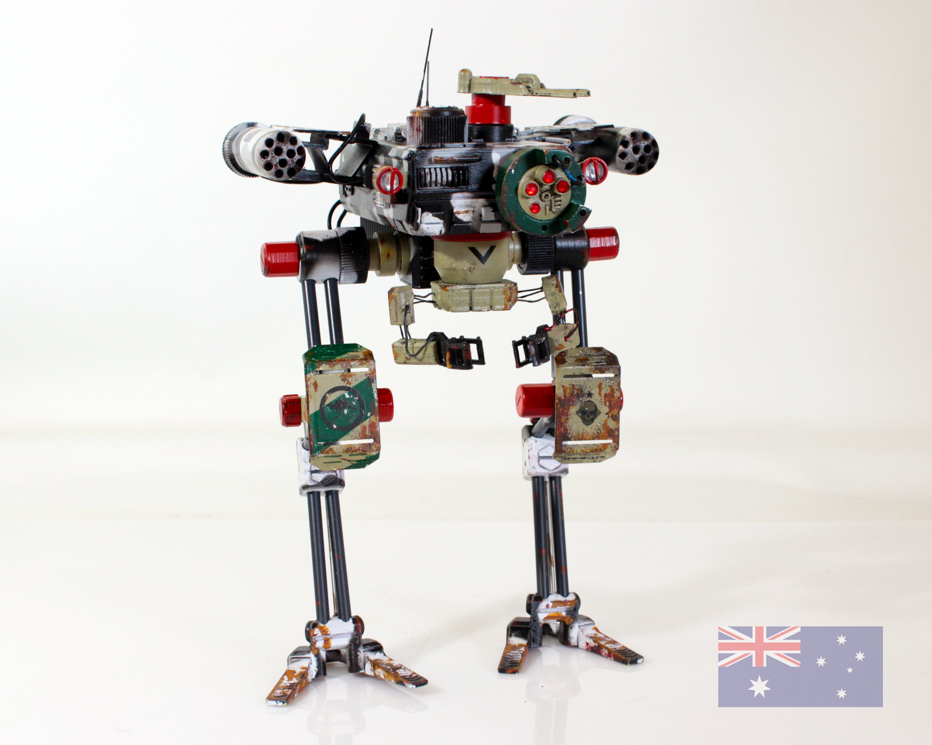 Scratch Build Model Combat Mech / Action Figure / Protector/ Heavy Mech ...