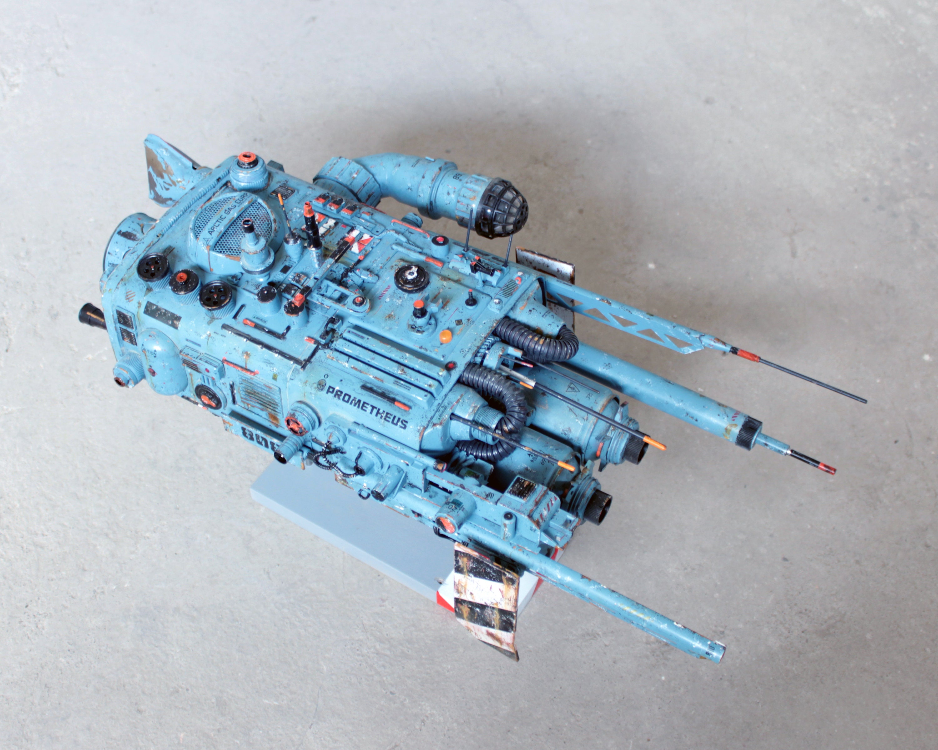 Spaceship Model Gas Carrier Tanker Scratchbuild Spaceship / Collectible ...