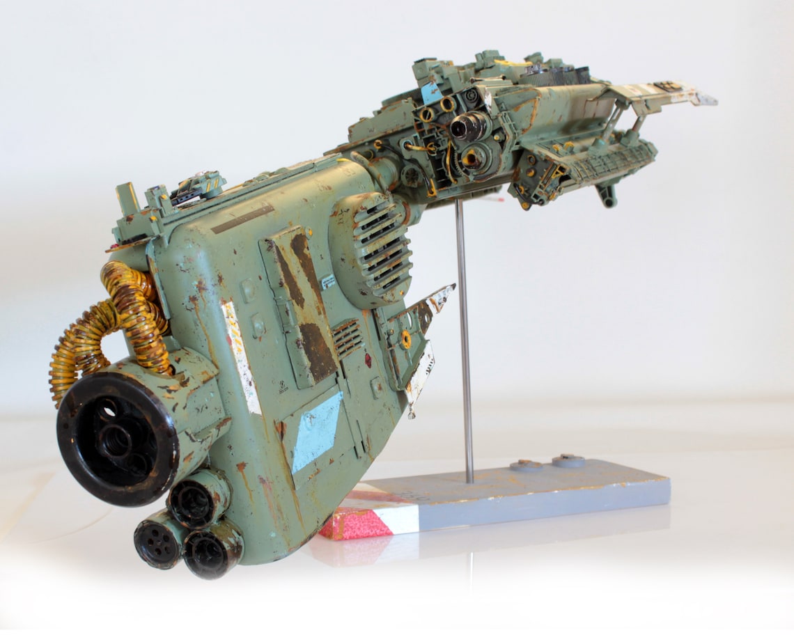 Scratch Build Model Spaceship for Electronic Warfare / Collectible Toy ...