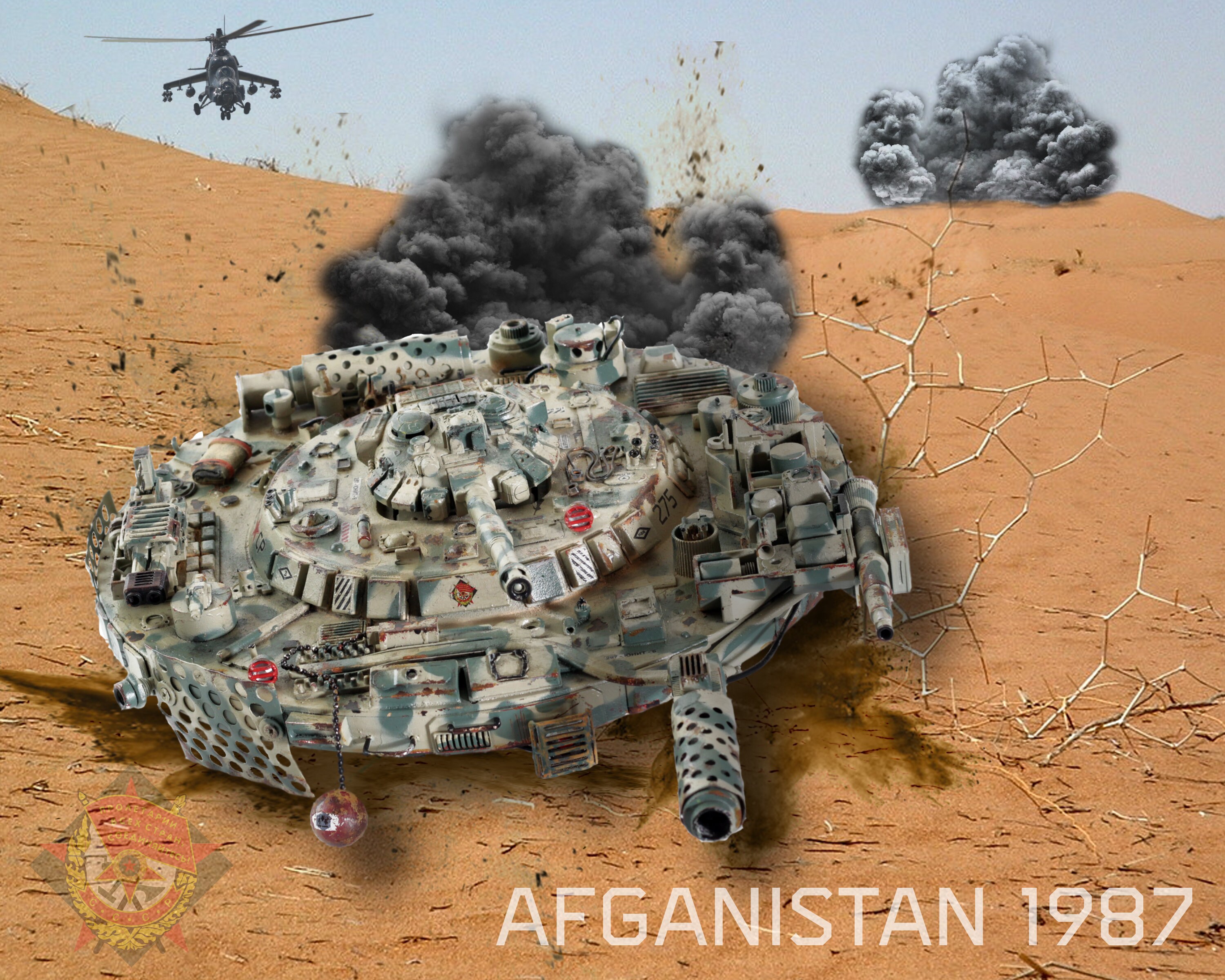 Scratch Build Model Soviet Hover Combat Tank / Sci-fi Tank / Heavy ...