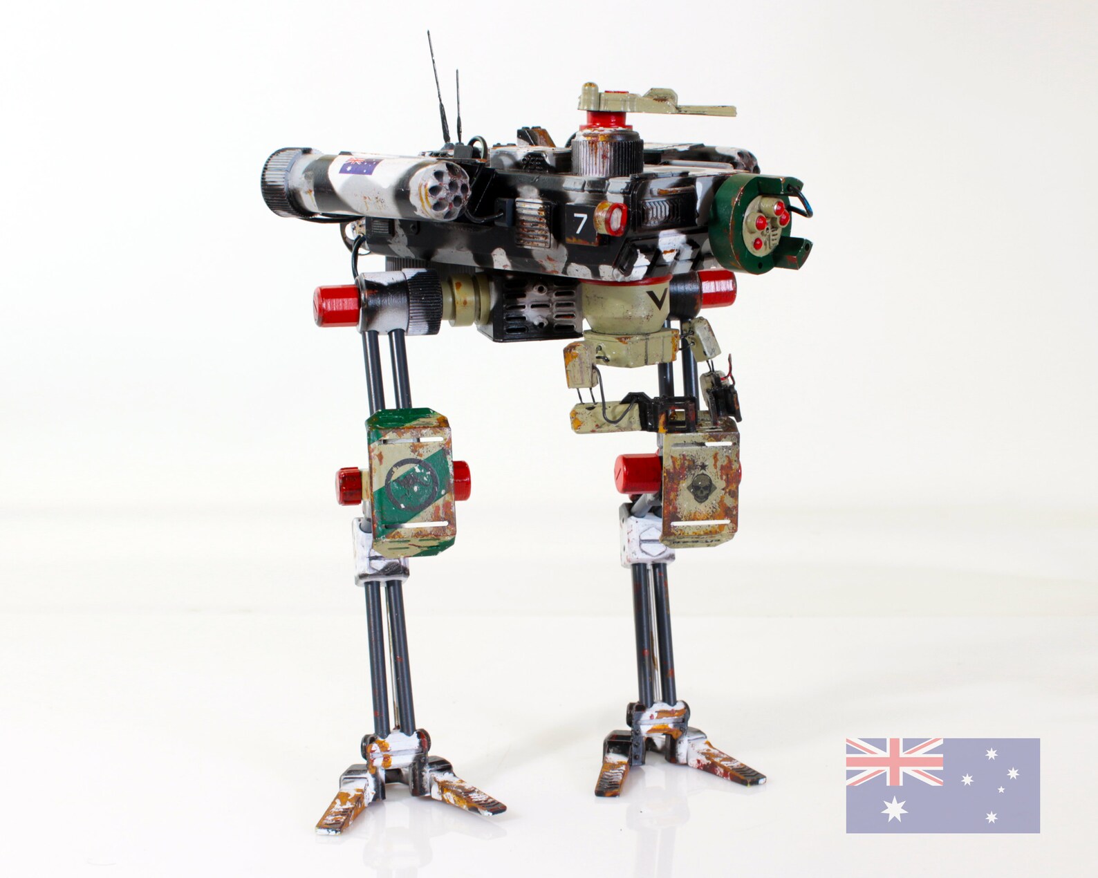Scratch Build Model Combat Mech / Action Figure / Protector/ Heavy Mech / Detailed Collectible ...